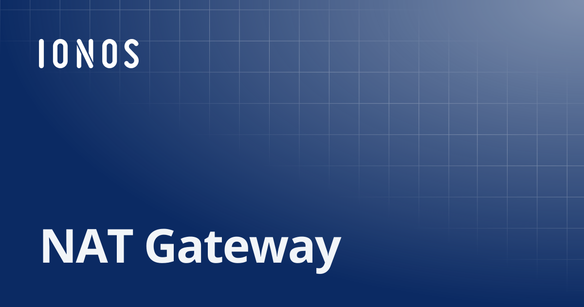 NAT Gateway | CLI - ionosctl