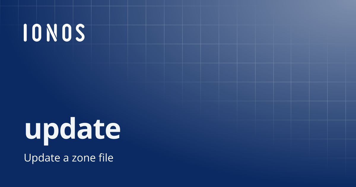 update | CLI - ionosctl update | CLI - ionosctl