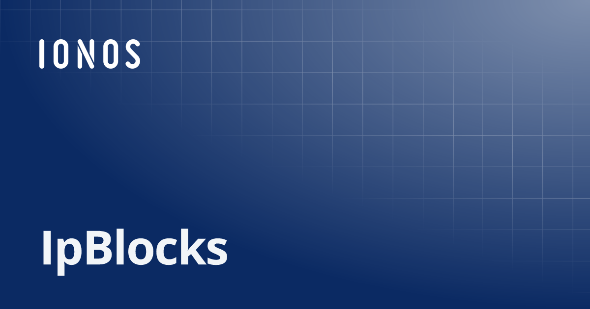 IpBlocks | GOLang SDK