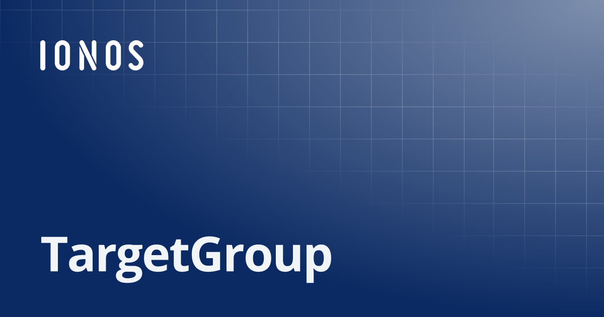 TargetGroup | GOLang SDK