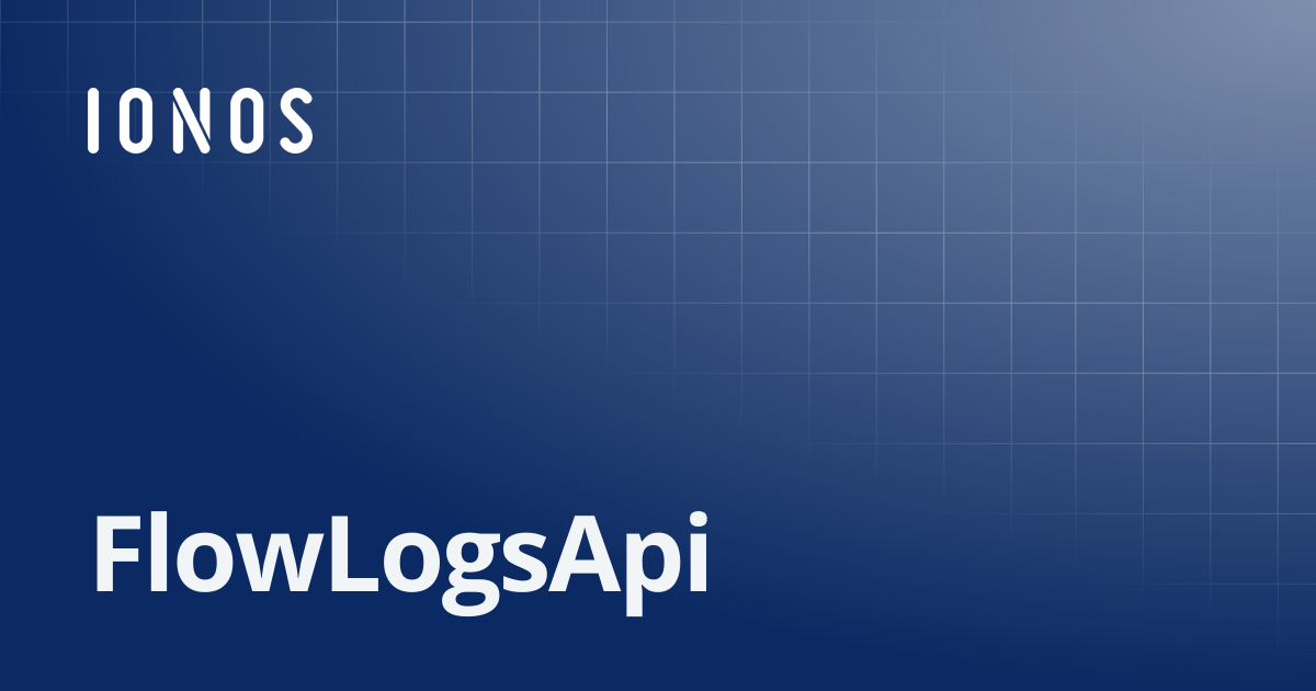 Flowlogsapi Java Sdk 4907