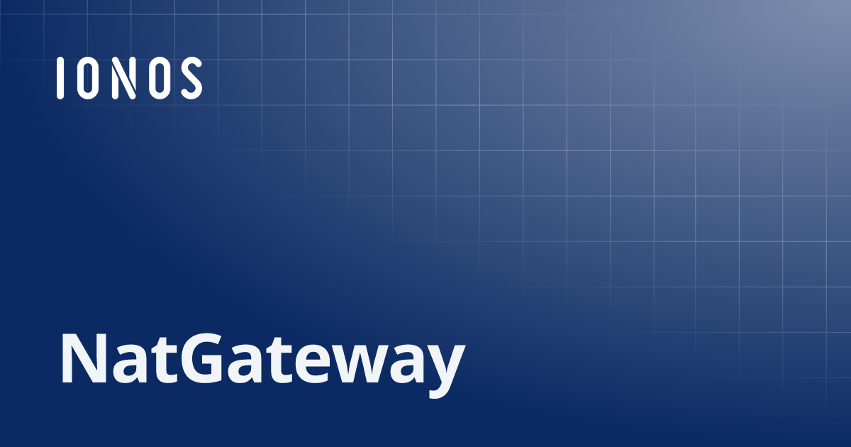 NatGateway | Java SDK