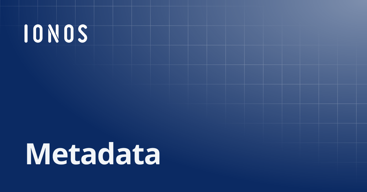 Metadata | Python SDK