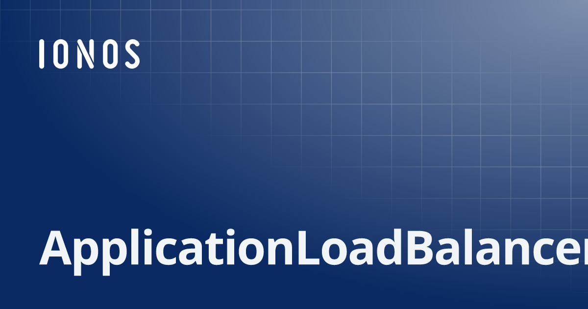 ApplicationLoadBalancersApi | Ruby SDK