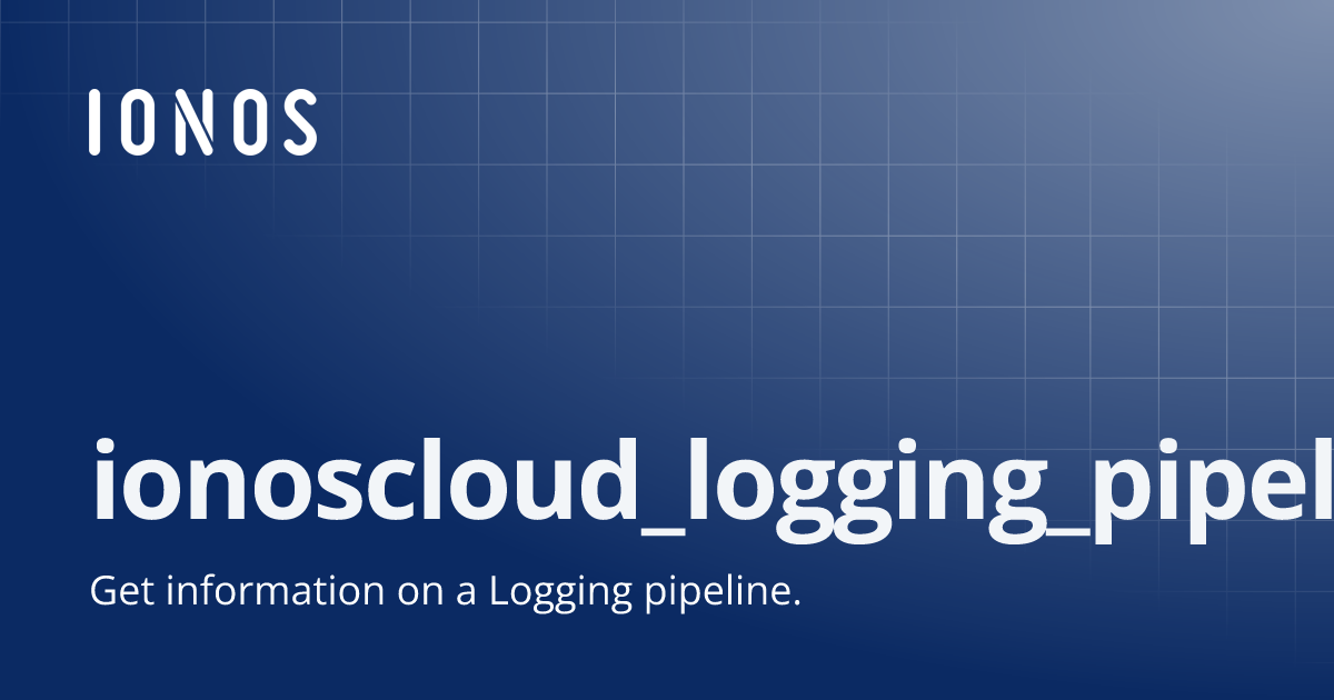 ionoscloud_logging_pipeline | Terraform provider